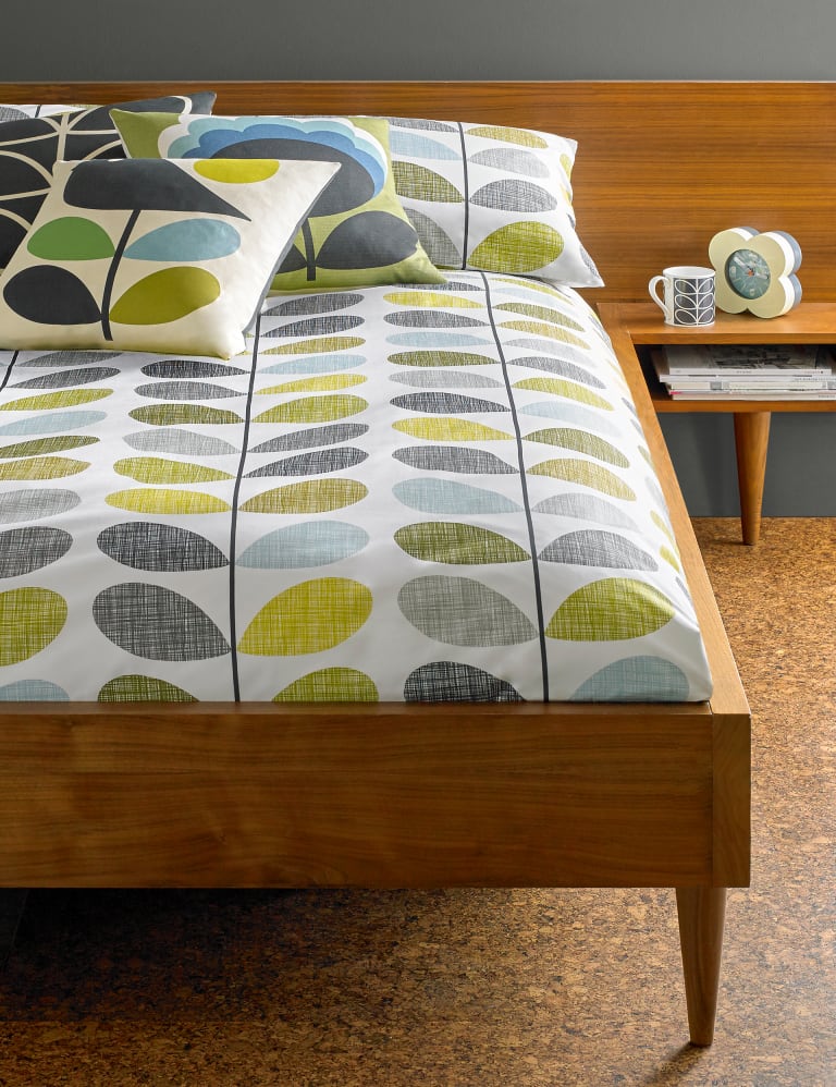 Pure Cotton Scribble Stem Duvet Cover | Orla Kiely | M&S