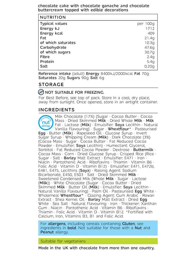 Personalised Extra Large Mini Bite Cake (Serves 24) | M&S