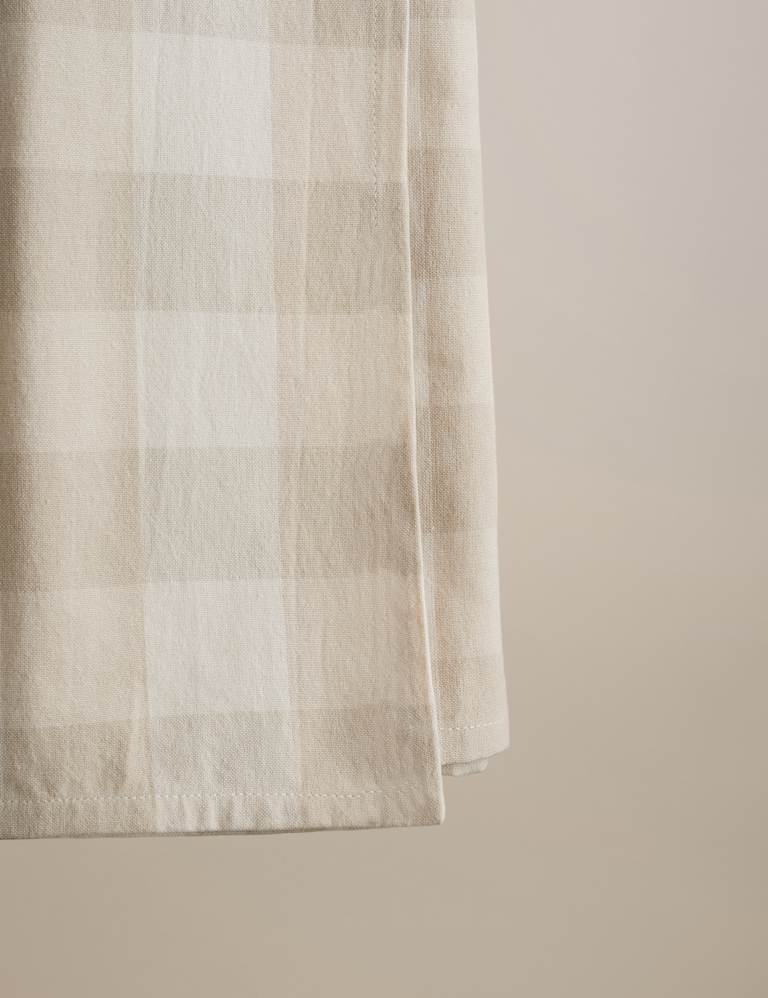 Pure Cotton Gingham Tablecloth | M&S Collection | M&S