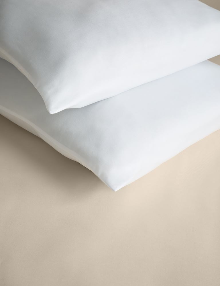 2pk Microfibre Medium Pillows | M&S Collection | M&S