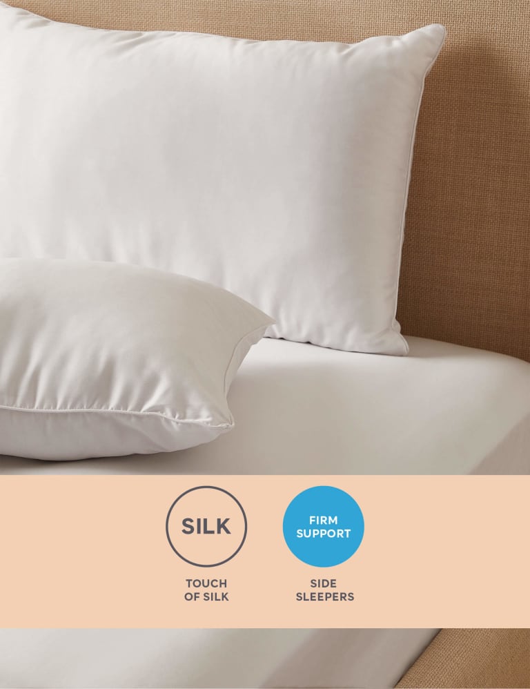 2pk Touch of Silk Firm Pillows | M&S Collection | M&S