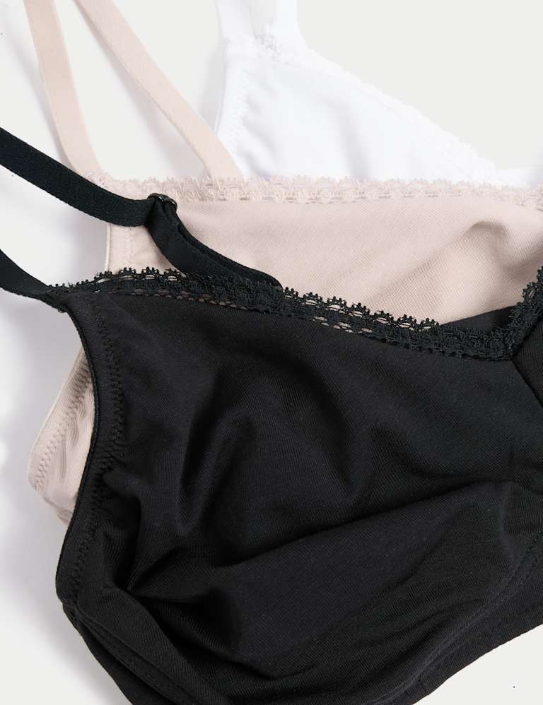 3pk Non Wired Full Cup Bras | M&S Collection | M&S