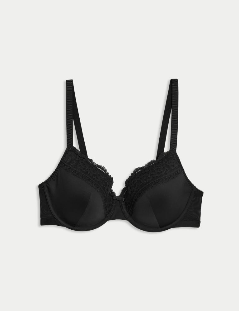Lace Trim Padded Full Cup Wired Bra A-E | M&S Collection | M&S IE
