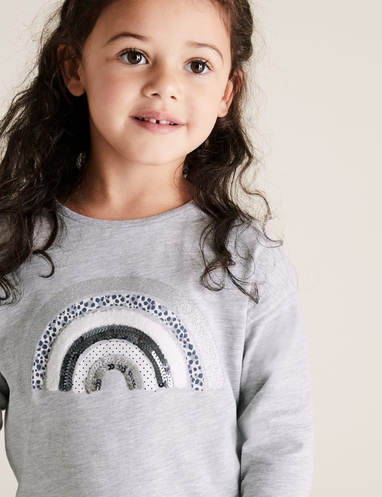 3 Pack Cotton Rich Patterned Tops (2-7 Yrs) | M&S