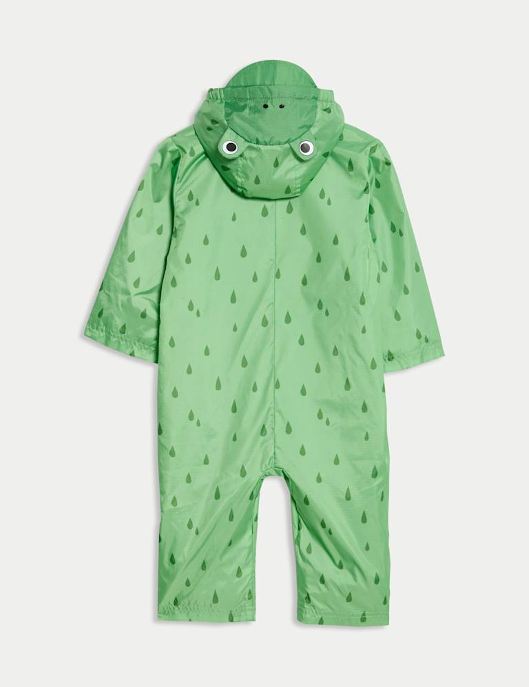 Hooded Frog Puddlesuit (0-3 Yrs) | M&S Collection | M&S