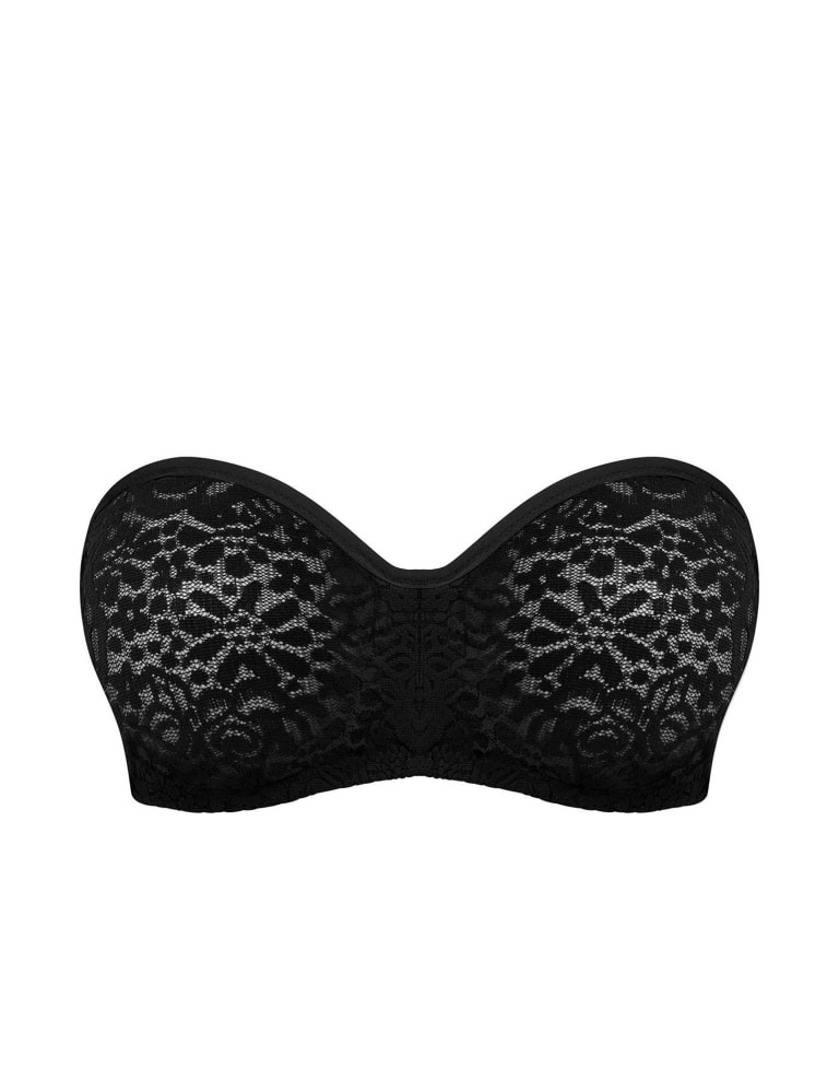 Halo Floral Lace Wired Strapless Bra | Wacoal | M&S