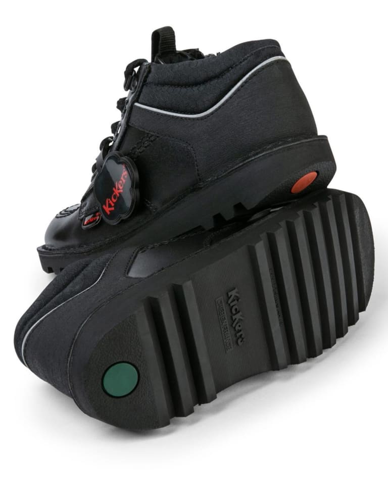 Kids' Patent High Top School Shoes | Kickers | M&S