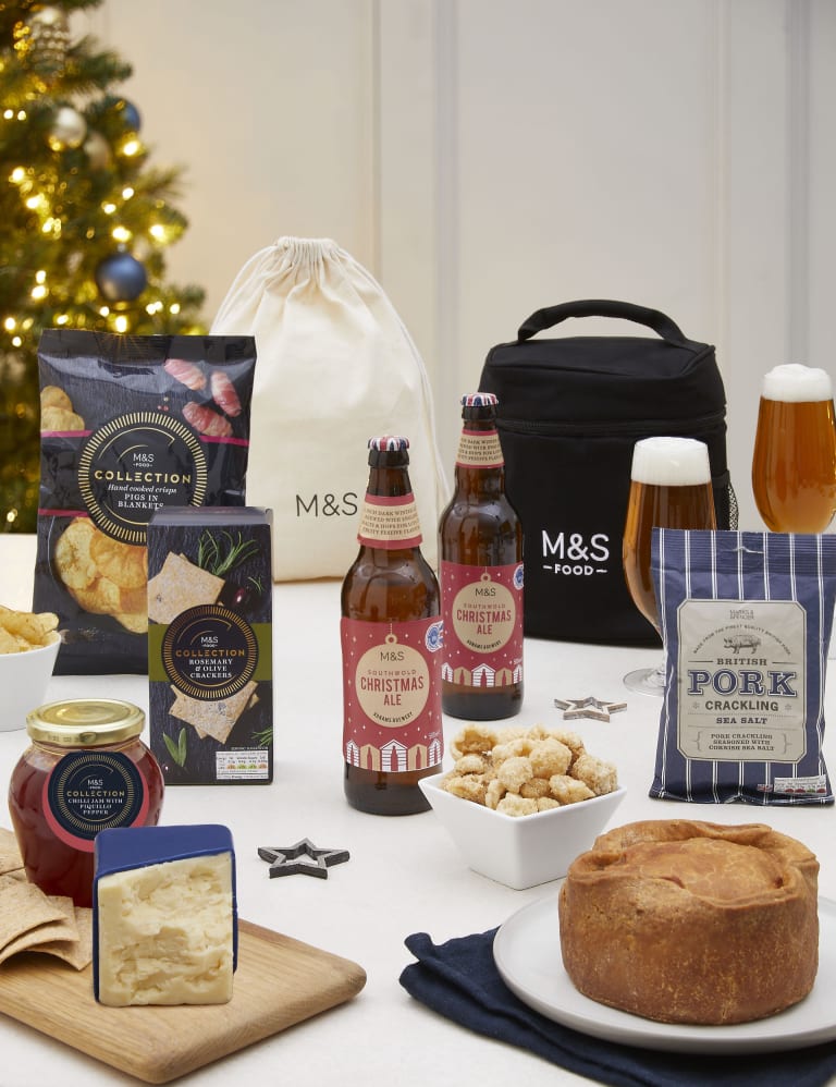 Christmas Pork Pie Cheese Grazing Gift M S