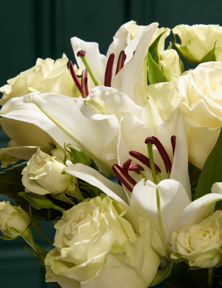 White Rose & Lily Bouquet | M&S Collection | M&S