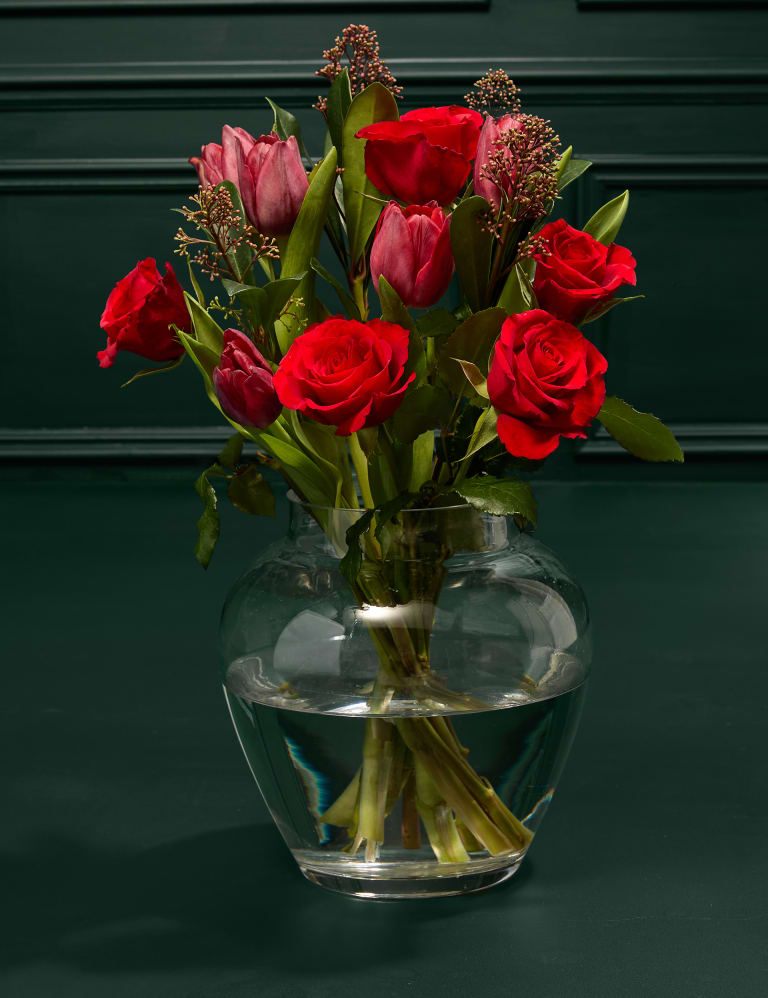 Red Rose & Tulip Bouquet | M&S