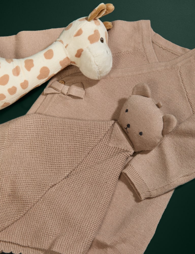 New Baby Rose Bouquet with Baby Set (0-3 months) | M&S